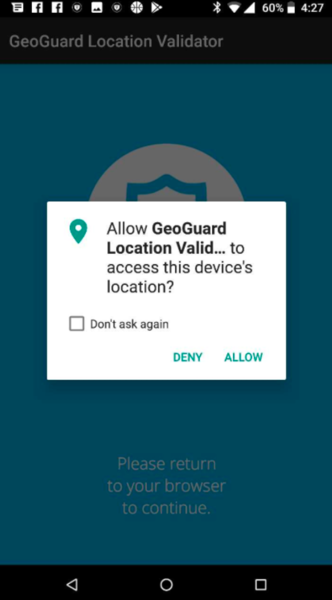 GeoGuard Location Validator - Android