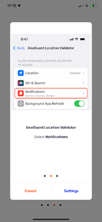 GeoGuard Location Validator - iOS