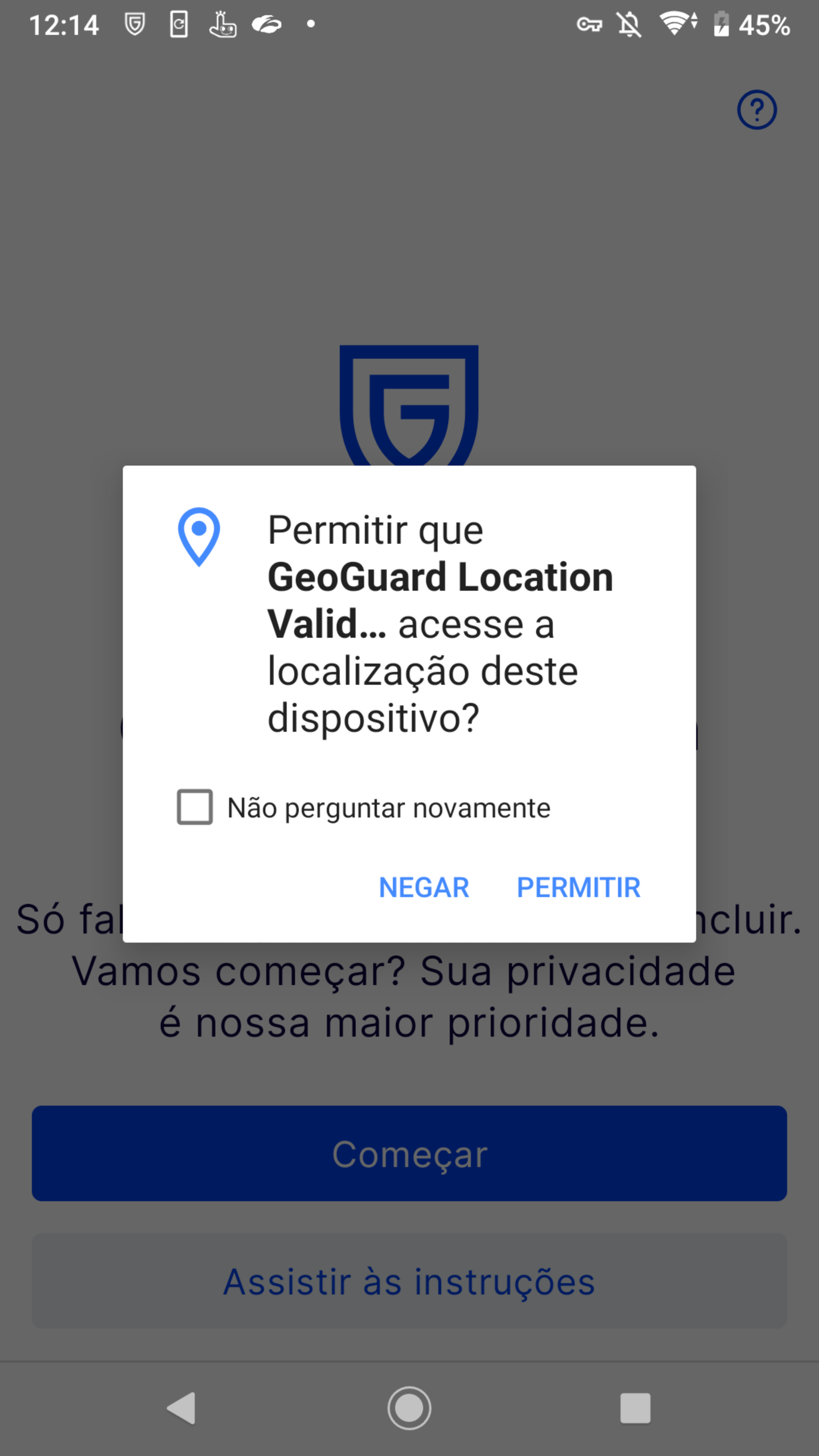 GeoGuard Location Validator - Android (PT-BR)