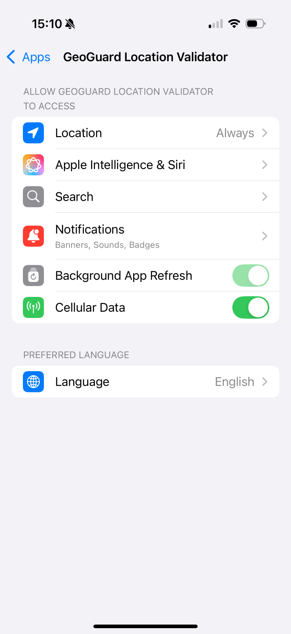 GeoGuard Location Validator - iOS